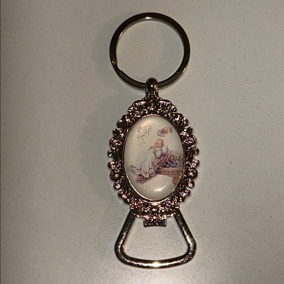 Accessories | Vintage Style Keychain With Cherub Design | Poshmark